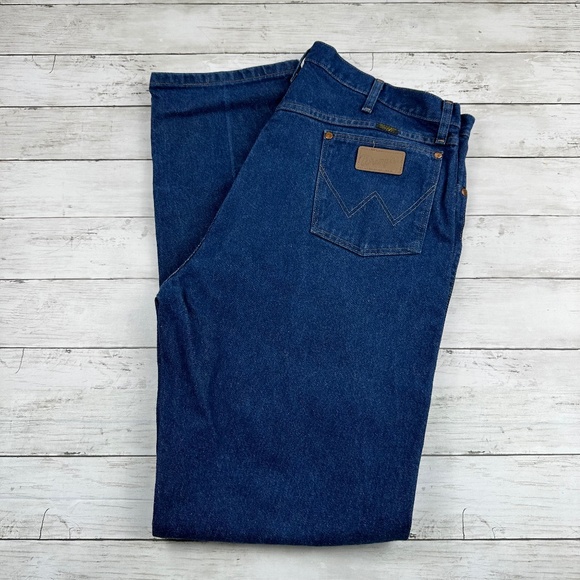 Wrangler | Jeans | Wrangler4x36 Jeans Mens 3mwzpw Blue Denim Western ...